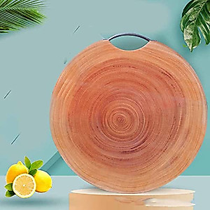 Double-sided Cutting Board Brown 38x38x3.5cm