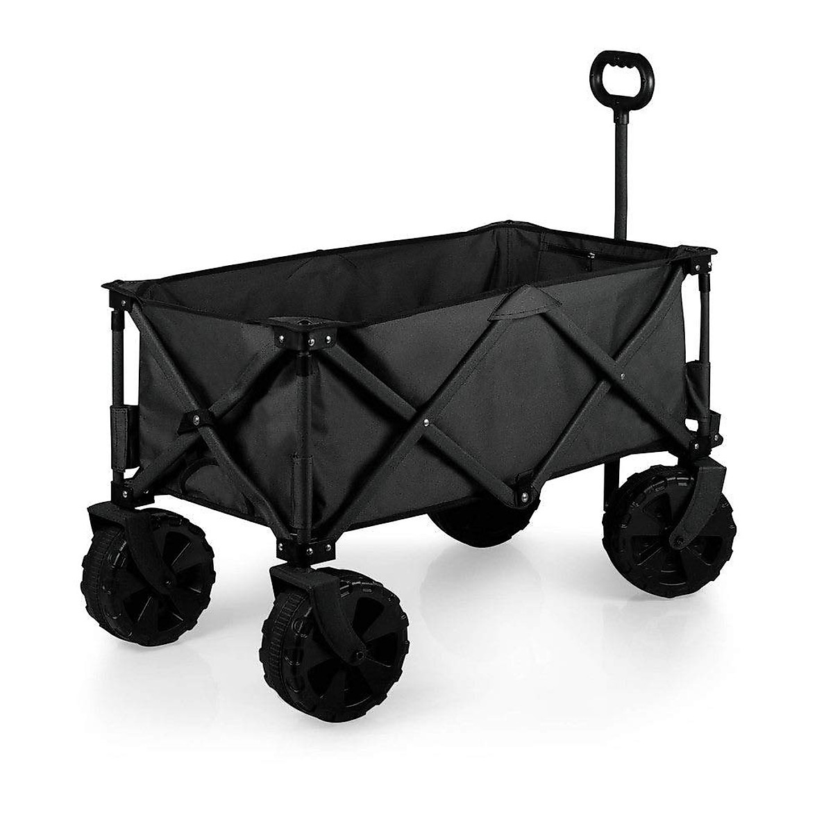 ONIVA - a Picnic Time Brand Adventure Wagon All-Terrain Folding Beach Wagon with Big Wheels - Sport Utility Wagon - Garden Wagon Collapsible - Wagon Cart, (Dark Gray)