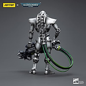 JoyToy 1/18 Warhammer 40,000 Action Figure Necrons Sautekh Dynasty Immortal with Tesla Carbine Collection Figure