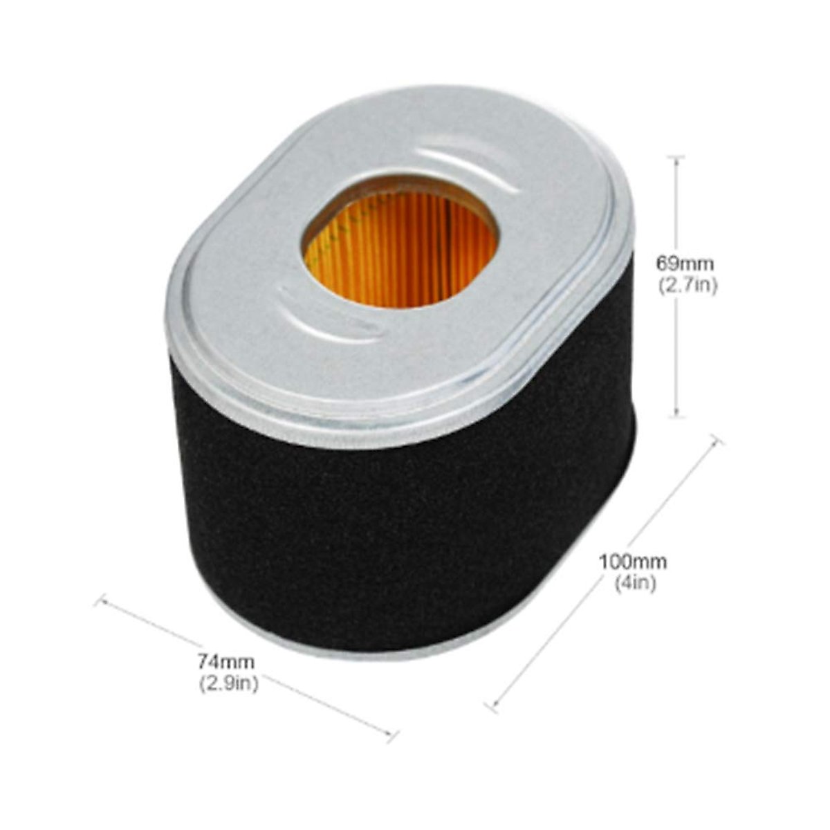 SaferCCTV Filter Replacement for Gx140 Gx160 Gx200 5.5hp 6.5 hp Engines, Raven 212cc 24in Front-Tine Tiller Replace Part 17210-ZE1-505, 17210-ZE1-517,17210-ZE1-822