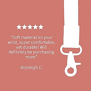 Thread Wallets Wrist Lanyard Strap for Men & Women, KeyChain Wristlet, Wristlet Keychain for Badge, Wallet, and Phone Wrist Strap, Wristlet Strap for ID Badge (Cabana)