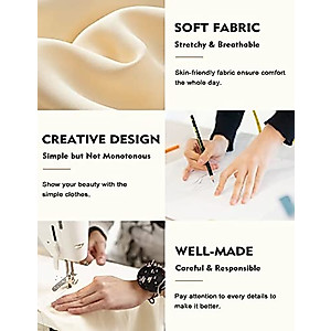 LARACE 3/4 Sleeve Shirts for Women Plus Size Tunic Dressy Top Loose Fit Flare T-Shirt (4X, Black)