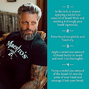 Maestro's Classic Blend Set with 2oz. Beard Oil- Speakeasy Blend