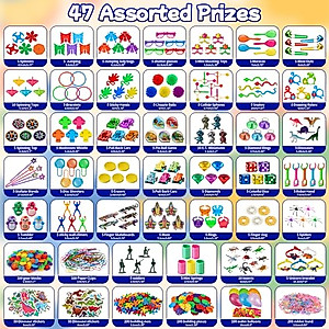 Amy&Benton 1000PCS Birthday Party Favors for Kids Return Gifts Bulk Goodie Bag Stuffers Toy Packs Treasure Box Prizes for classroom