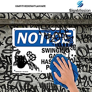 OSHA Notice Signs - This Door Must Remain Unlocked During Business Sign | Extremely Durable Made in The USA Signs or Heavy Duty Vinyl Label | Protect Your Warehouse & Business