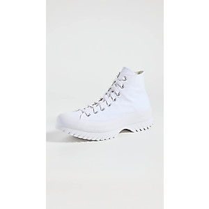 Converse Chuck Taylor All Star Lugged 2.0 Unisex, White/Egret/Black, 8.5 US Women/6.5 US Men