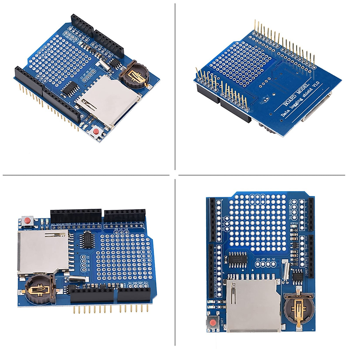 Fafeicy Data Logging Module, Module Logging Shield Data Recorder Data Logger for Arduino w/SD Card