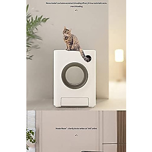 MGALLD 全自动猫砂盆厕所抽屉式清洁器电动全封闭智能猫咪铲屎机猫沙盆除臭防外溅