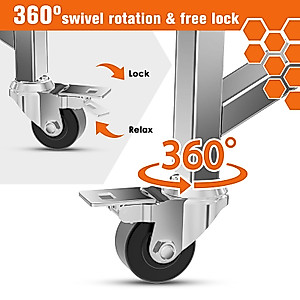 Universal Firepit Stand for 15" 17" 19.5" 22" 25" 27" FirePit, Stainless Steel Camping Fire Pit Stand for Solo Stove Ranger, Bonfire, Yukon, Outdoor Fireplace Accessory for Solo Stove & Other Fire Pit