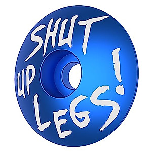 Dubbs Hardware Headset Top Cap 1-1/8 Aluminum MTB Bike Bicycle Headset Cover Stem Mountain Bike Road (Blue Shut Up Legs)