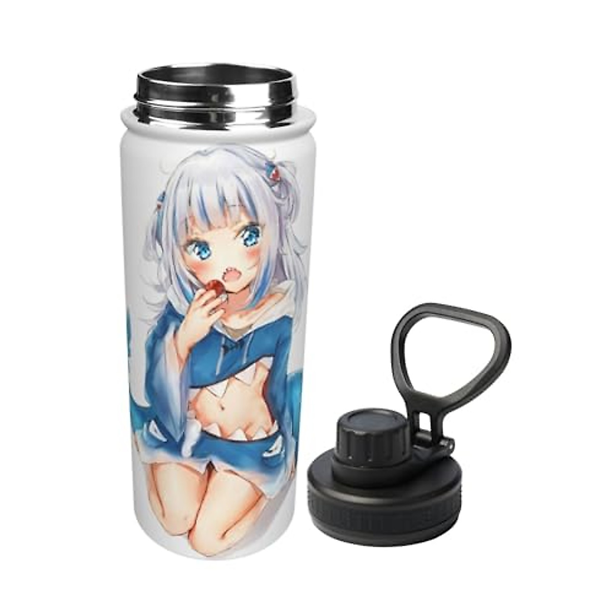 Gawr Music Gura Tumbler 18 oz Stainless Steel Sports Insulated Kettle Travel Drinking Cup Water Bottle with Lid