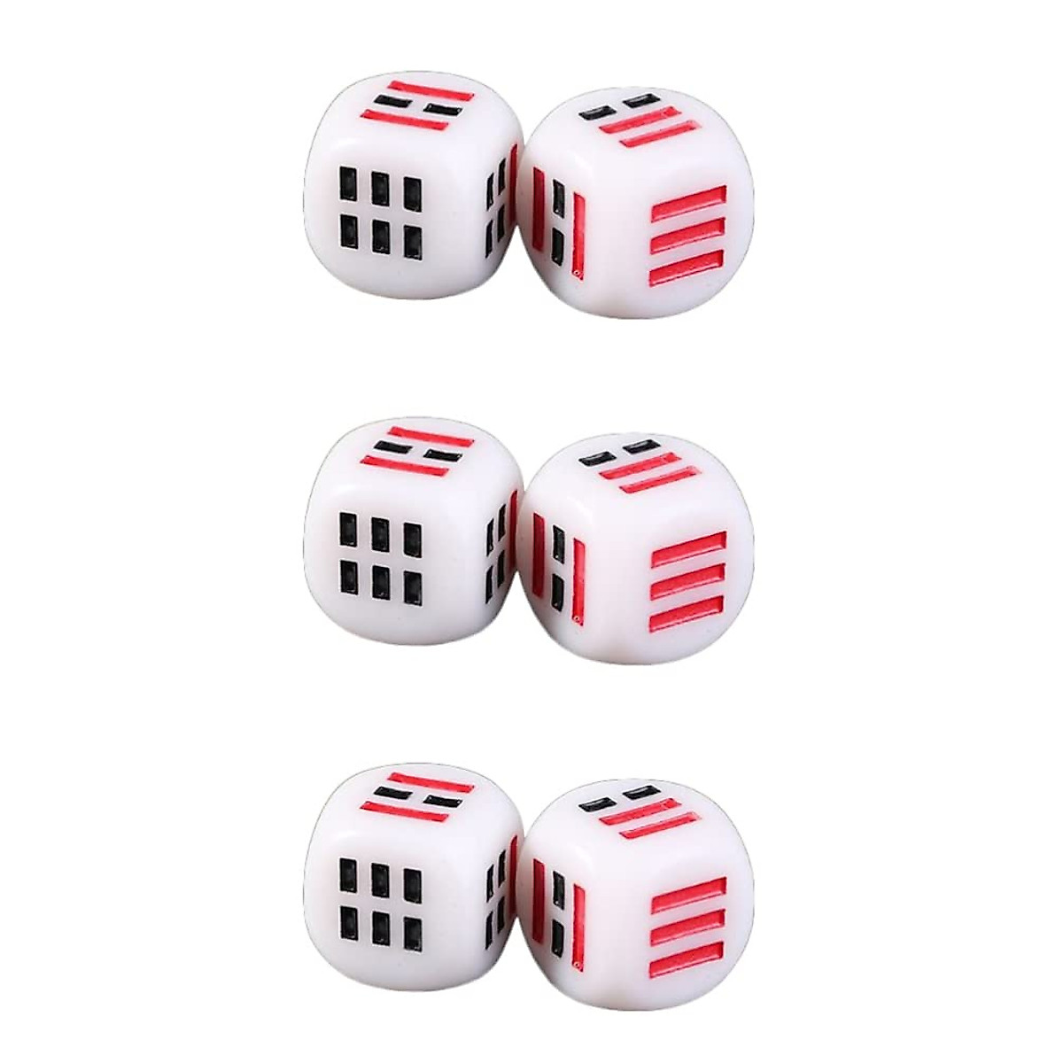 30 Pcs Gossip Dice Fortune-Telling Dices Dice Props Multi-Sided Dices Ba Gua Dices Divination Dices Portable Dices Dice for Divination