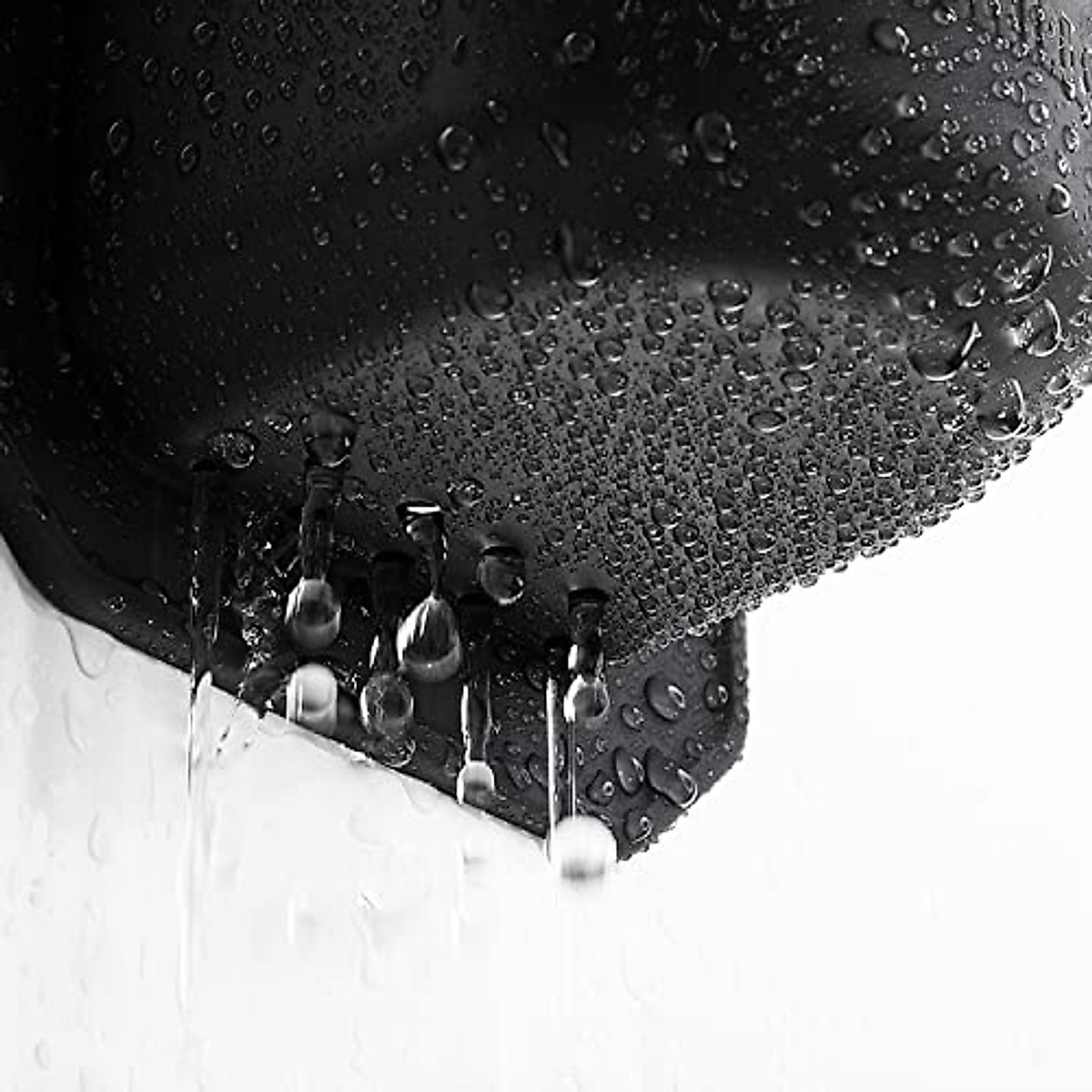 Tooletries - Shower Drink Holder - 100% Silicone Can Holder for Beer or Soda - Bathroom Accessory - Silicone-Grip Technology, No Adhesive Needed - in Partnership with 30 Watt - Charcoal