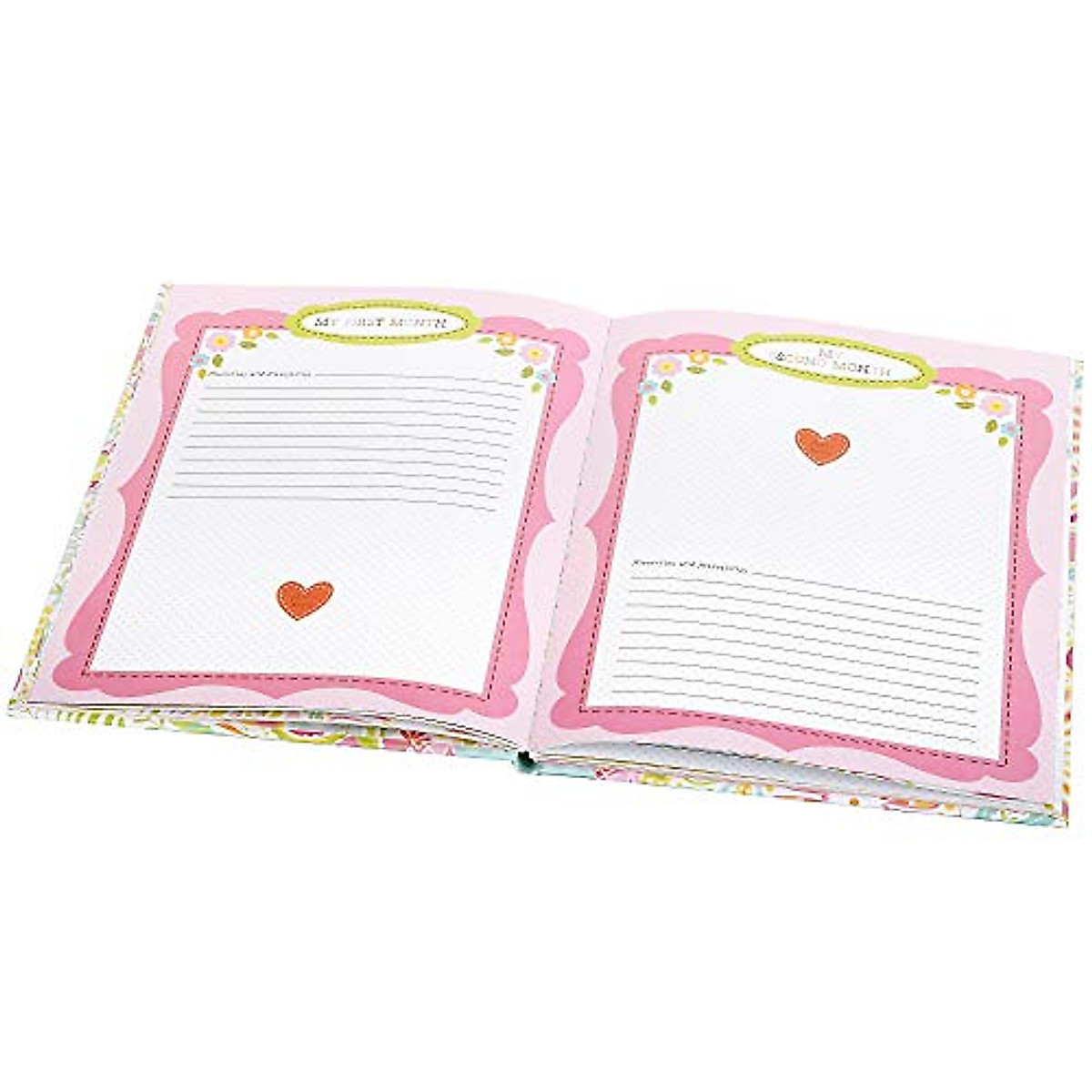 C.R. Gibson 'Sweet Baby' Pink Owl First Five Years Girl Memory Baby Book, 64pgs, 10'' W x 11.75'' H