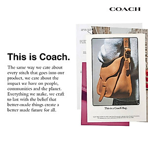 Coach Smooth Leather Skinny Wallet, Deep Plum