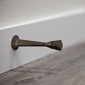 Design House 181743 Rigid Cast Door Stop, 10-Pack, Oil Rubbed Bronze, 10 Count