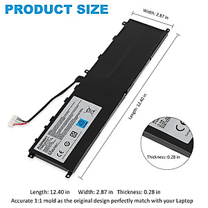 BTY-M6L Laptop Battery Replacement for MSI GS65 Stealth Thin 8SE 8SF 8SG 8RF 9SD 9SE 9SF 9SG PS63 GS60 6QE-054US series for MSI P65 Creator 8RD-021 8SF 9SE series for MSI P75 Creator 9SC 9SE-285ES
