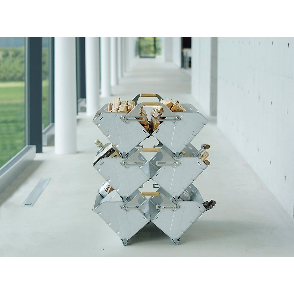 Snow Peak Stacking Shelf Container-Large