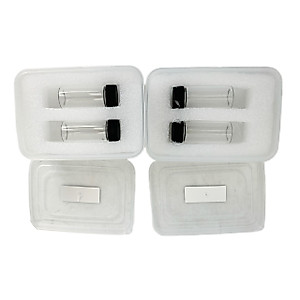 HFBTE Turbidity Sample Test Tubes 4 Sample Bottles (Two Sets) Turbidity Meter Bottles Turbidimeter Sample Bottles Turbidimeter Solution Bottles for SGZ Series