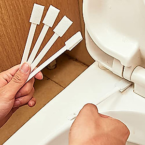 4 Set 28Pcs Small Disposable Crevice Cleaning Brushes for Toilet Corner,Skinny Gap Cleaner Scrub for Window Groove,Door Track, Keyboard,Detail Cleansing Brushes for Kitchen Stove,Blind,Air Vent,Fan