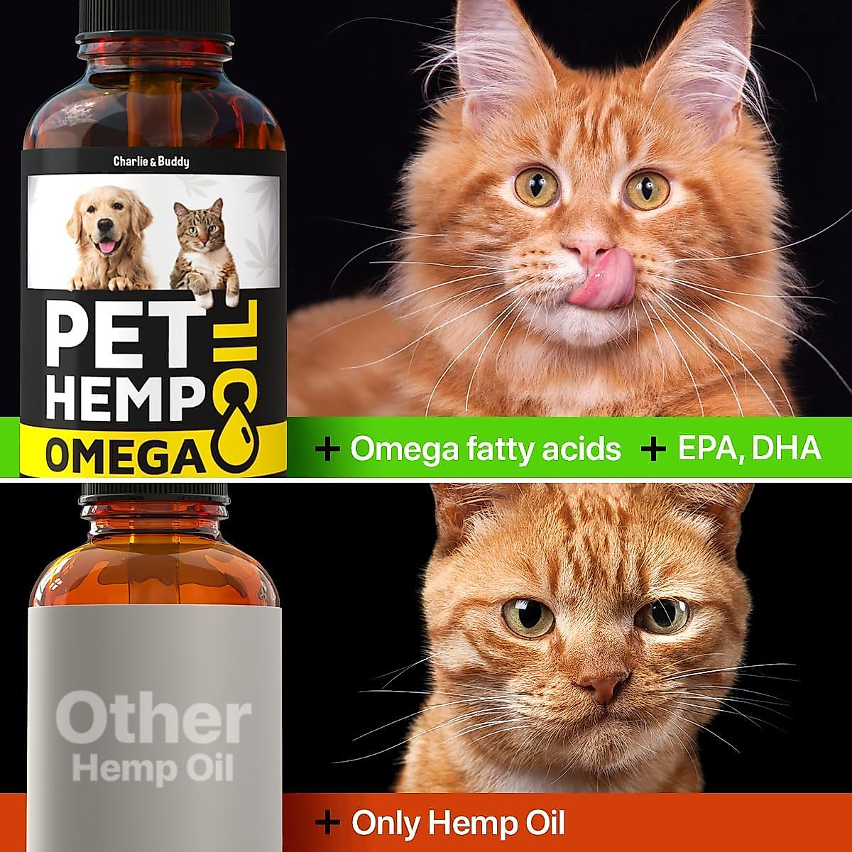 Charlie&Buddy Hеmp Oil for Dogs - Omega 3,6,9 for Skin, Coat, Anxiеty Relief and Jоint Pаin