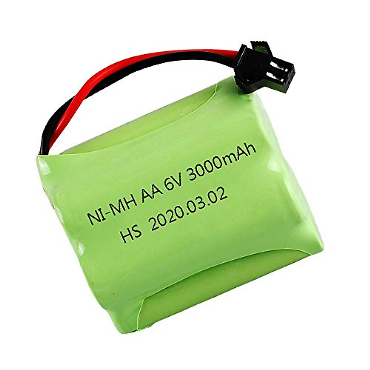Parts & Accessories NI-MH 6V 3000mah AA Battery High Capacity AA Battery 6v for Remote Control Electric Toys for RC car Truck Boat Toys Battery 1pcs - (Color: 5557-2P)