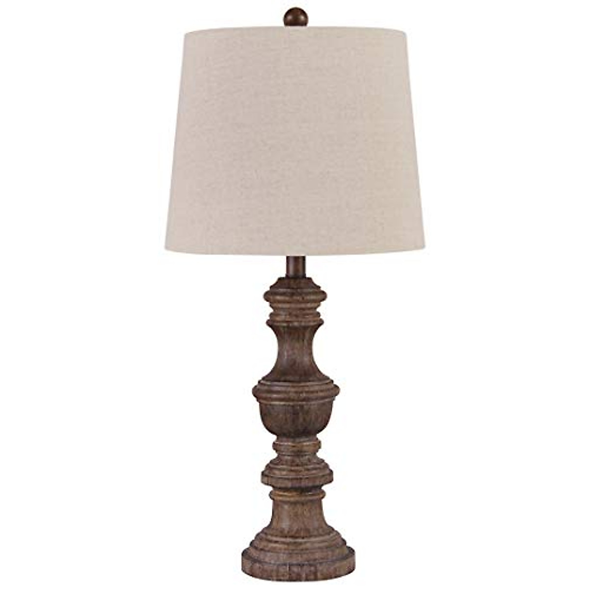 Signature Design by Ashley Magaly Cottage 27.65" Table Lamp, 2 Count Lamps, Brown