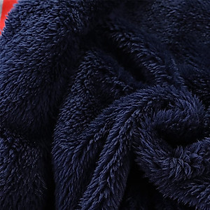 Funnymore Toddler Boy's Sherpa Fleece Lined Jacket,Navy Dinosaur Spring Fall Winter Warm Hoodie Coat Clothes 2t