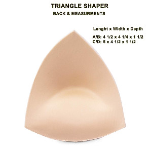 Braza Swim Shapers 'Triangle' Foam Swim Shaper - Beige - A/B