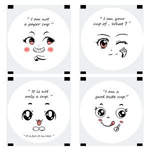 JIAWANSHUN Cup Sealer Film 95 mm (3.74'') Tea Cup Sealing Film for PP Cups/Paper Cup