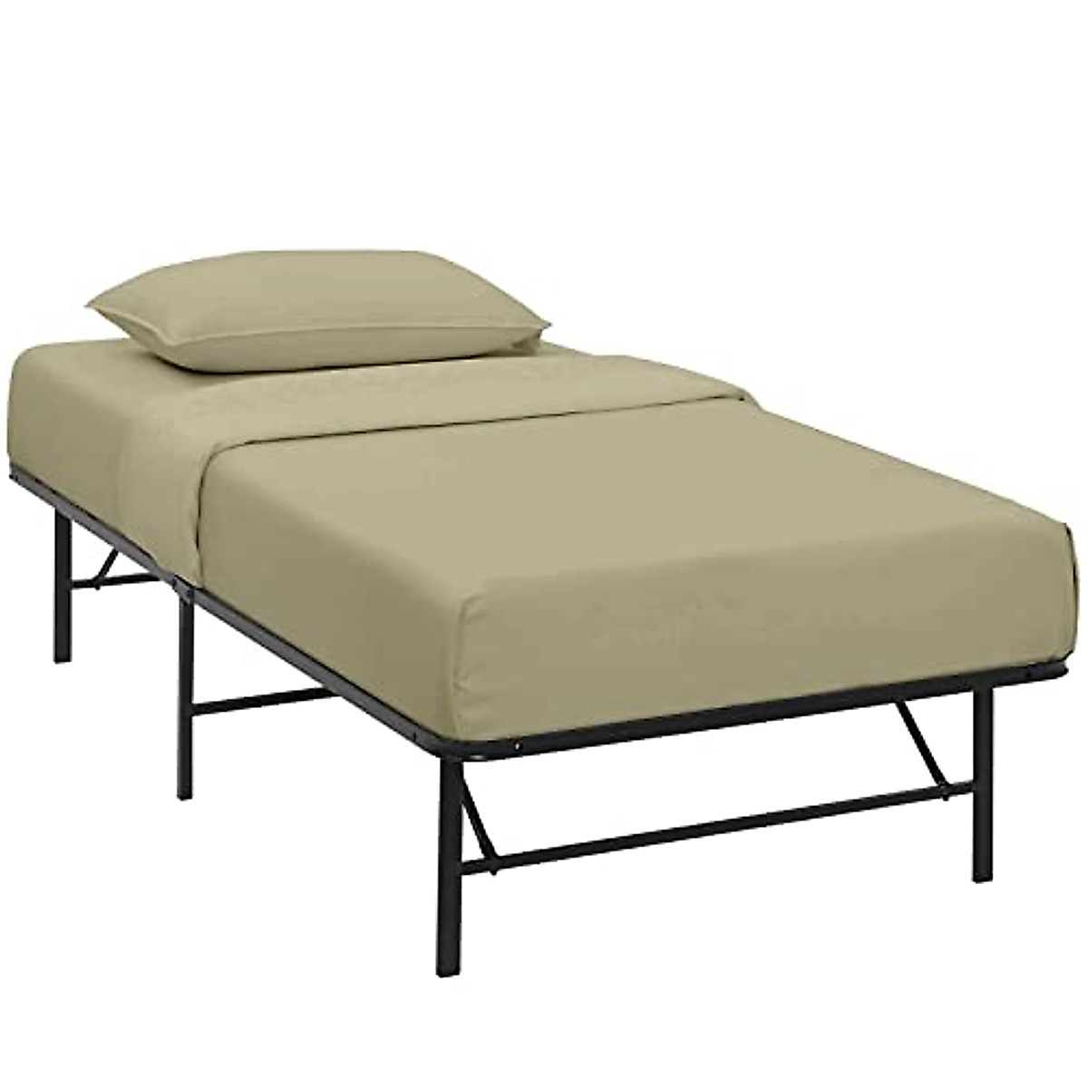 Cot Sheet 30" x 75",Cot Sheets Set- 400 TC Egyptain Cotton Sheet Set (4 PCs) Cot Size Mattress Sheets Fitted for Narrow Twin/Camp Bunk/Rv Bunk/Guest Bed/to fit Upto 4-7" deep Mattress - Beige Solid