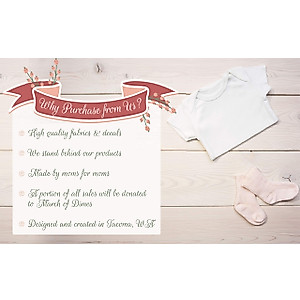 Bump and Beyond Designs Baby-Boys Announcement Gift Leotard for Family of Four White, 0-3 Months