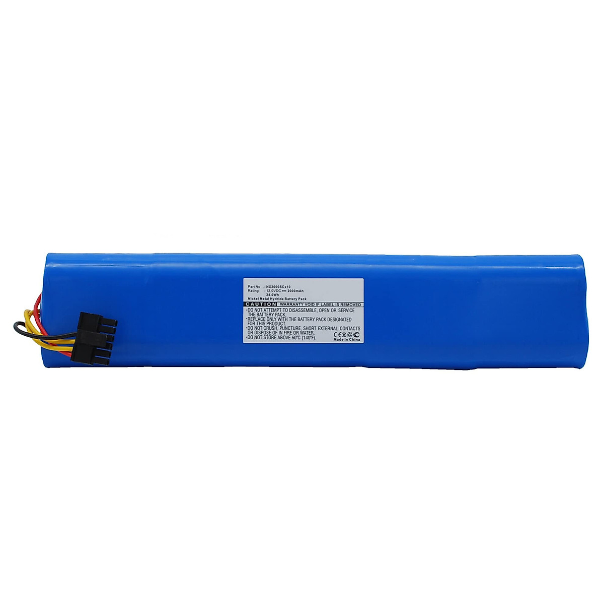 Synergy Digital Vacuum Cleaner Battery, Compatible with Neato BV85 Vacuum Cleaner, (Ni-MH, 12V, 2000mAh) Ultra High Capacity, Replacement for Neato 945-0123 Battery