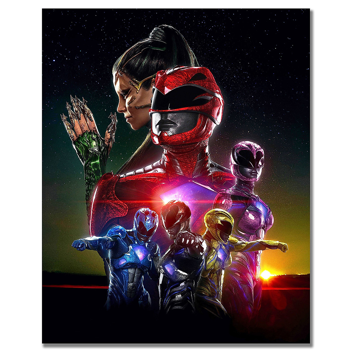 Power Rangers Movie Prints - Set of 4 (8 Inches X 10 Inches) Poster Photos