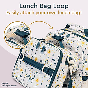 Bentgo® Kids 14” Backpack Set With Kids Prints Lunch Box (Friendly Skies)