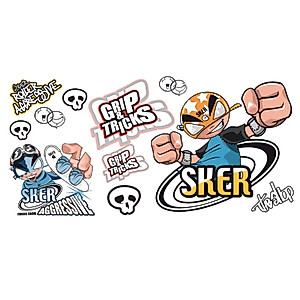 Grip and Tricks - 3 Finger Skates with Pro Fingerboard Tools and Toy Skateboards Accessories - Finger Skate Pack 3 - Finger Toy for Kids 6+ Years Old