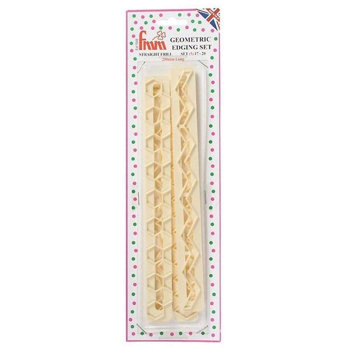 FMM Sugarcraft Geometric Edging Frill Set