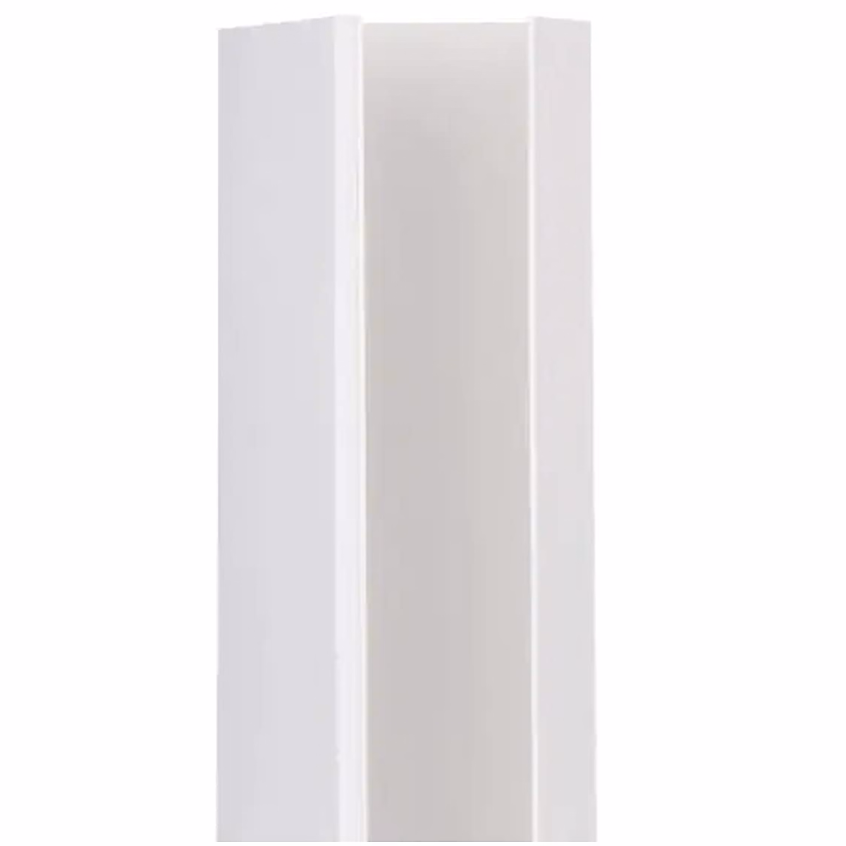 PVC Slide on Door Sweep with Foam Draft Stopper/Sweep for Doors 1" - 1 3/4" Wide - 3 FT Long (White)