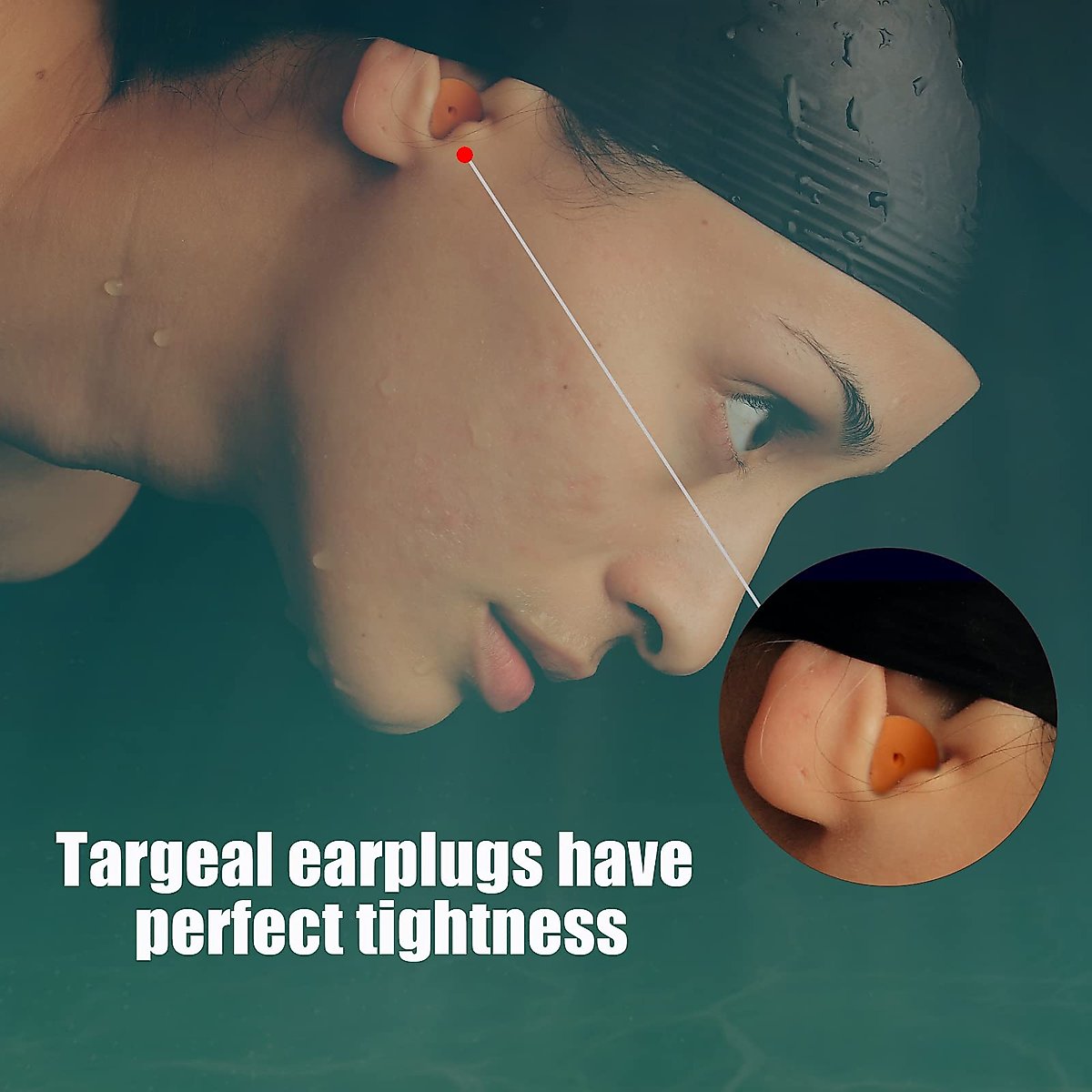 targeal Earplugs,Noise Cancelling Earplugs with Portable PVC Case, Highest NRR 33dB Soft Form Earplugs, Reusable Sound Blocking Earplugs for Snoring, Travel, Work, Studying-4