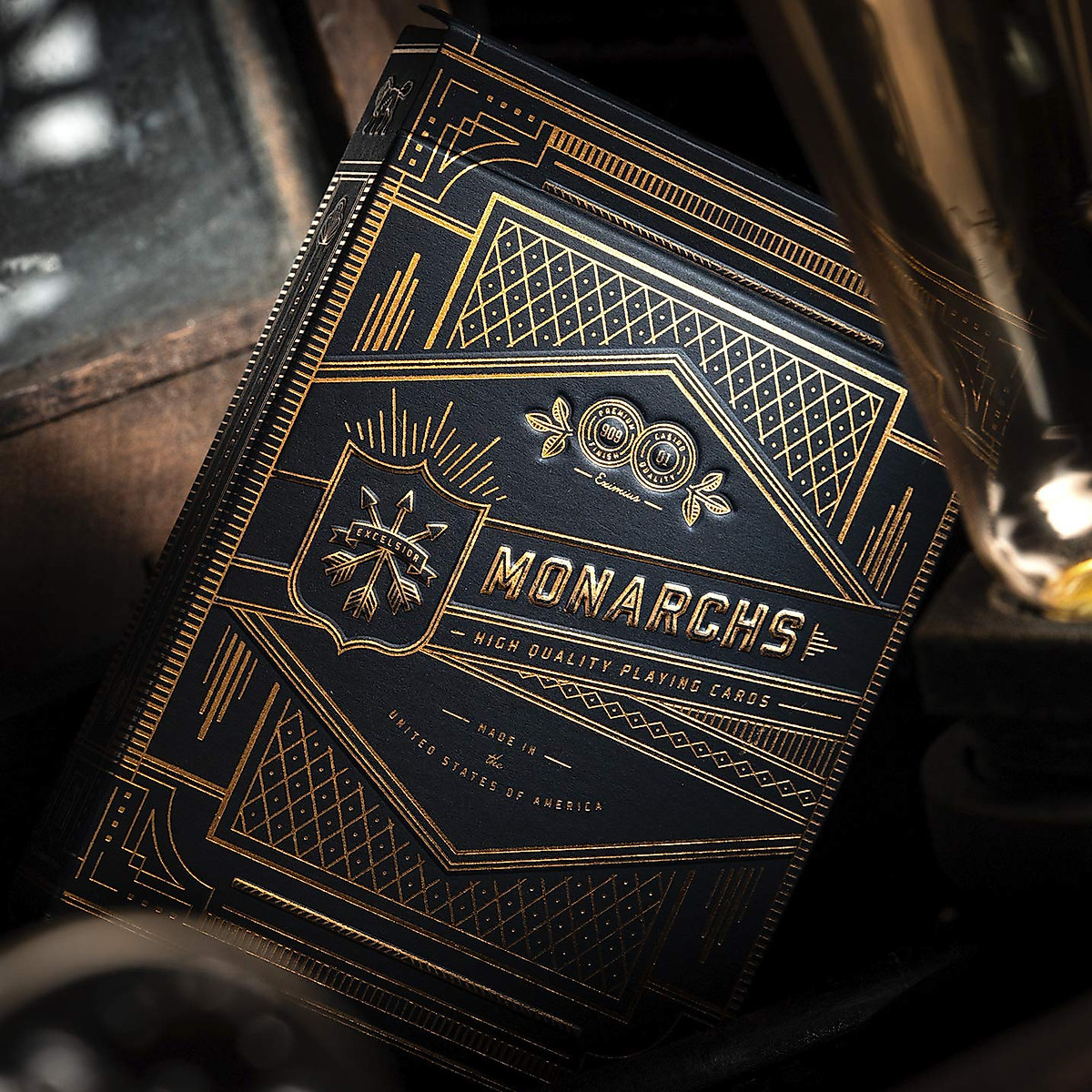 Monarch Playing Cards by theory11 , Blue, 3.5 x 2.5-Inch