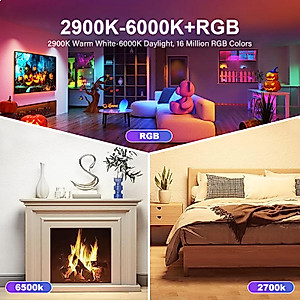 AUIOMUTO Smart Light Bulbs, Dimmable BR30 Color Changing Light Bulbs, E26 LED Flood Light 1300LM 13W (Equivalent 100W), Work with Alexa/Google Home/SmartThings, Music Sync Light Bulb 2.4G WiFi only