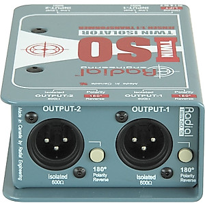 Radial TWIN ISO Passive Line-Level Isolator (Standard)