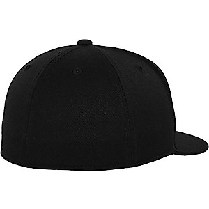 Flexfit Men's Premium 210 Fitted Cap, Black, Large/X-Large