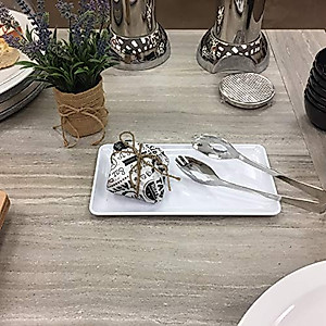 G.E.T. P-GT-1212-W 12" x 12" White Food Word Text Grease-Resistant Food-Safe Wrap Paper, Deli Wrap, Clipper Mill (1000 Pieces)