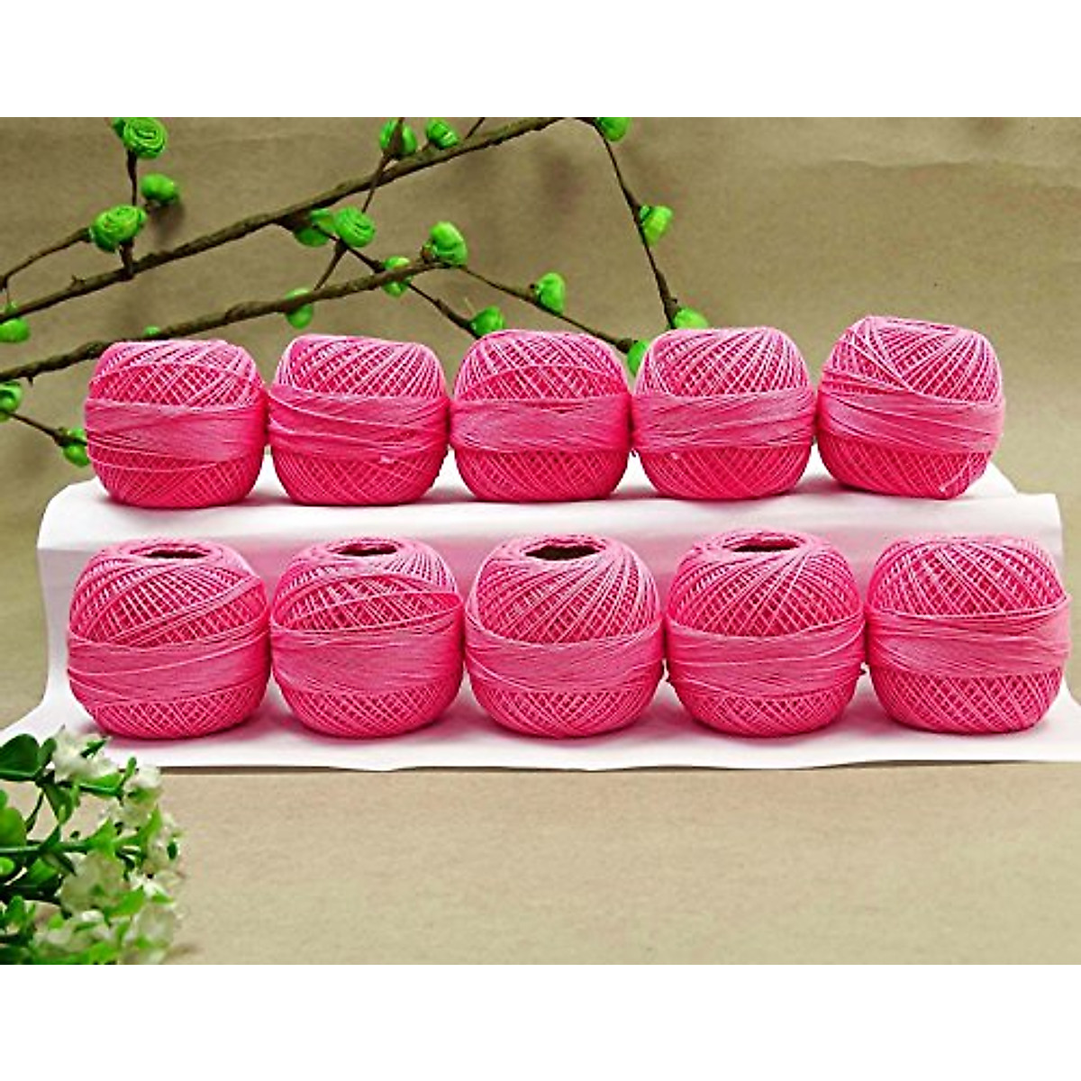 S2J Lot of 10 Pcs Anchor Crochet Cotton Embroidery Yarn Thread Tatting Knitting Ball
