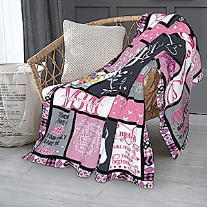 NVDOXSA to My Mom Blanket Gift, Mother Blanket Gift, Mother's Day Blanket Gift from Daughter Son, Mom 50"x60" Throw Blanket Birthday Gifts for Mother Birthday Christmas Thanksgiving Day