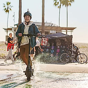 Segway Ninebot P65 Electric Kick Scooter- 500W Motor, 40.4 Miles Long Range & 25 MPH, w/t 10.5" Self-Sealing Tubeless Tires, Dual Brakes, Commuting Electric Scooter for Adults & Teens