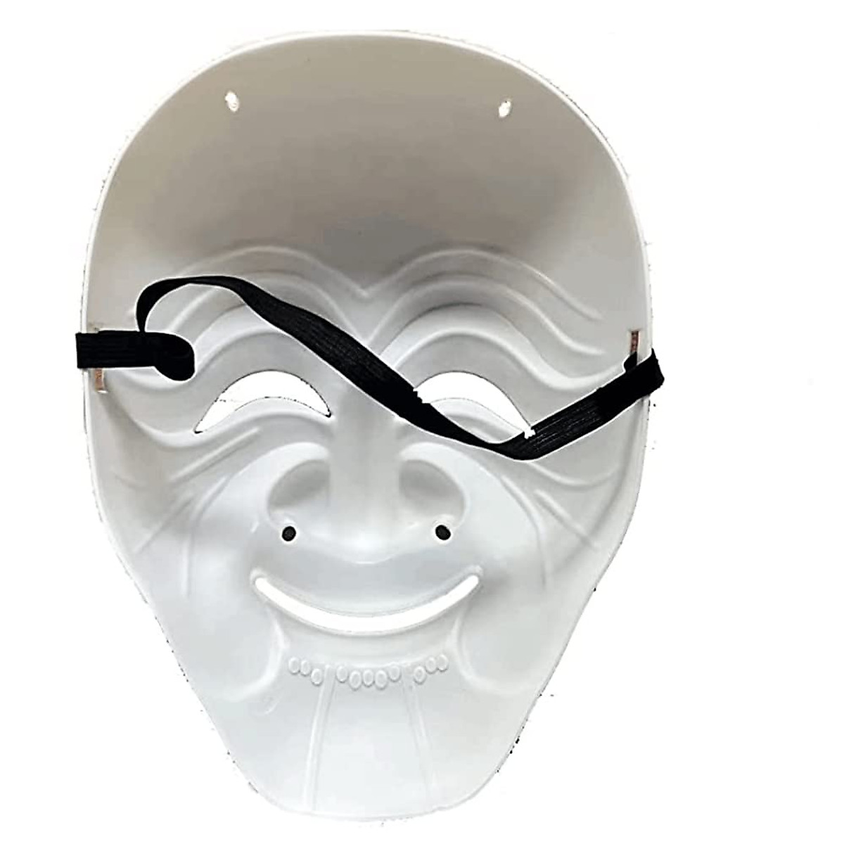 Movie Mask Halloween Cosplay Unisex White Mask For Party Costume Props (10.2*7.1in, White)