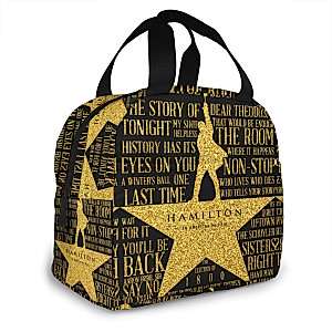 ilton Unisex Reusable Insulated Lunch Bag Cooler Tote Box With Front Pocket Zipper Closure For Woman Man Work Picnic Or Travel