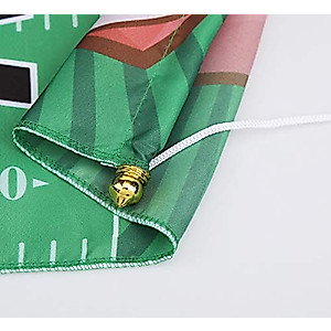 Football Banner Welcome Porch Sign Decorations - Game Day Sports Door House Party Decor Supplies